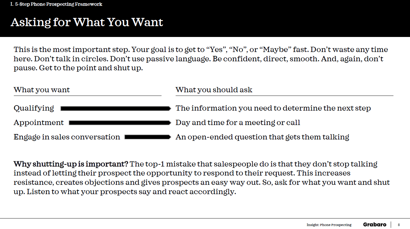 Guide #1: Frameworks for Phone and Voice Mail Prospecting Grabaro | Blog