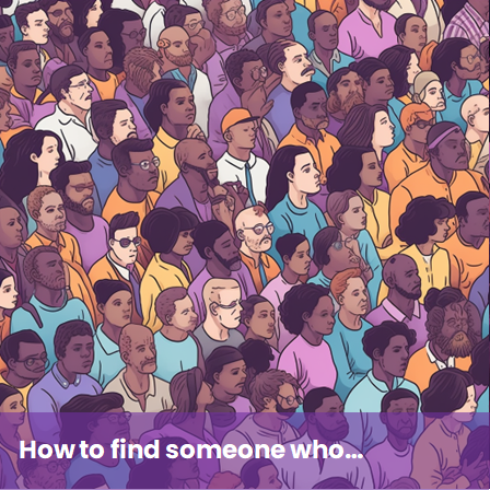 Find someone who… Grabaro | Blog